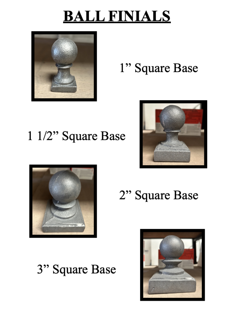 Ball Finials | Santa Rita Steel