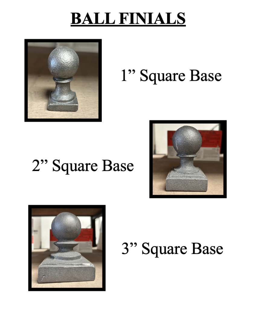 Ball Finials | Santa Rita Steel